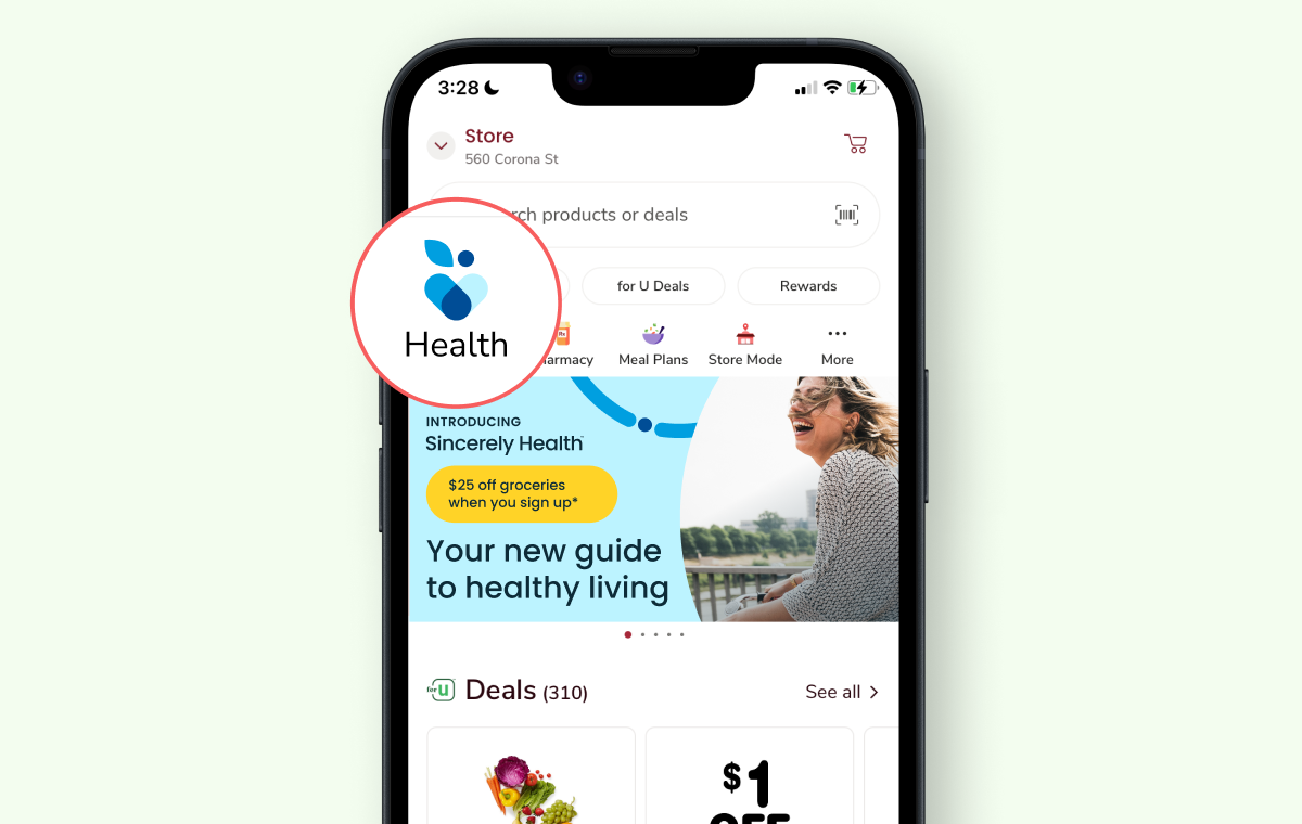 Sincerely Health ACME Markets - Nutrition, Health, & Wellness App